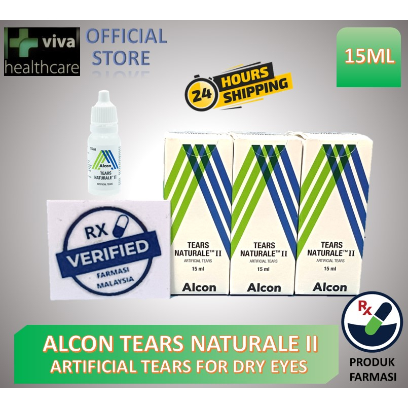 [EXP 06/2026] Alcon Tears Naturale II 15ml Tear Naturalle 2 Eye Drop ...