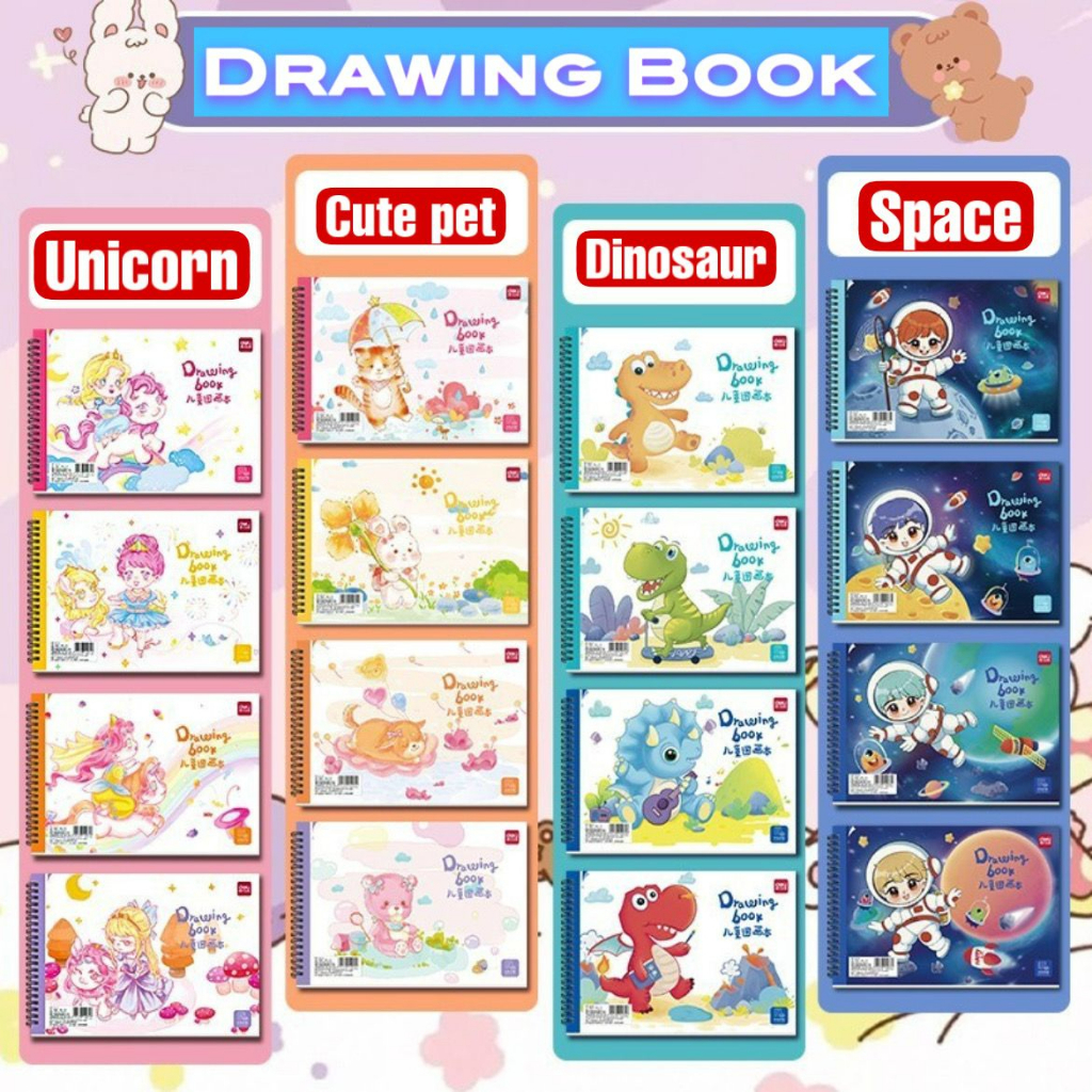 Kids Drawing Book Colouring Book Color Book Stationary Sketch Books ...