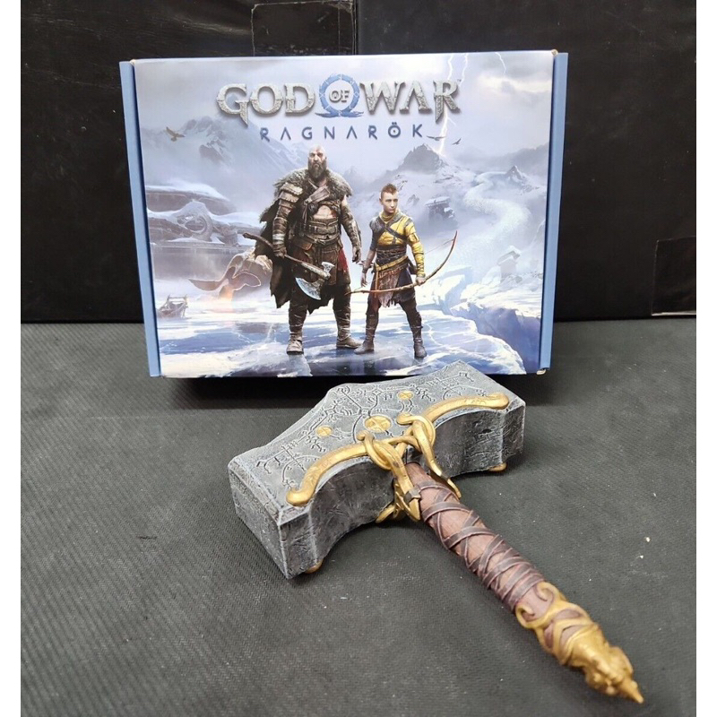 [Ready Stock] God of War Ragnarok "Mjolnir Hammer" Pen with Stand ...