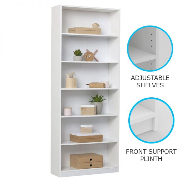 Loft Living 6 Tier BookCase/Rak Tinggi/Home Furniture/Rak Murah/Almari ...