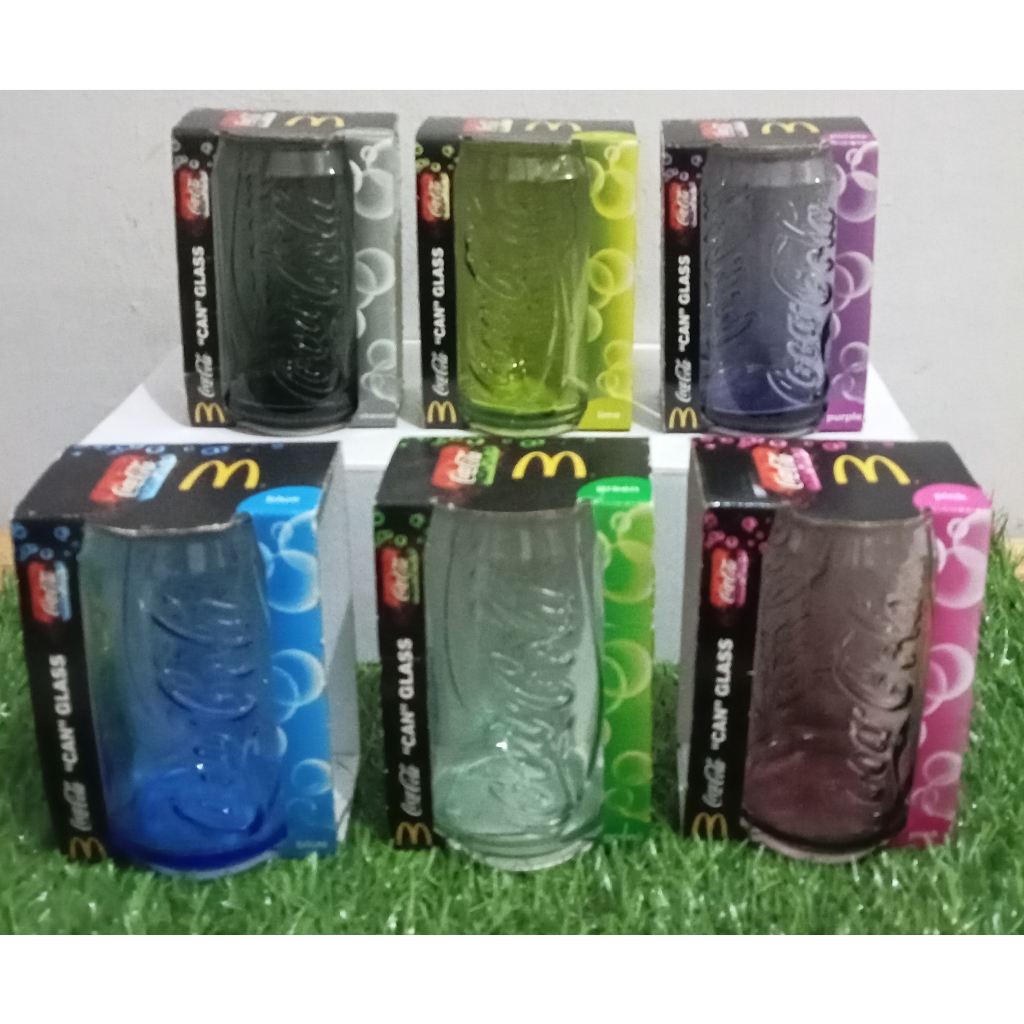 Limited-Editon McD McDonald's Happy Meal Mekdi Coca Cola "CAN" GLASS ...