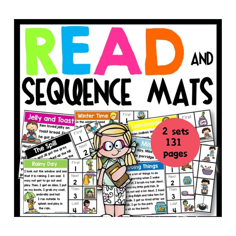 A228 - [PDF] Read and Sequence Mats 2 sets 131 pages - story kids ...