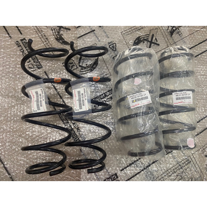 ORIGINAL TOYOTA VIOS NCP93 (2008-2013) FRONT & REAR COIL SPRING FRONT ...