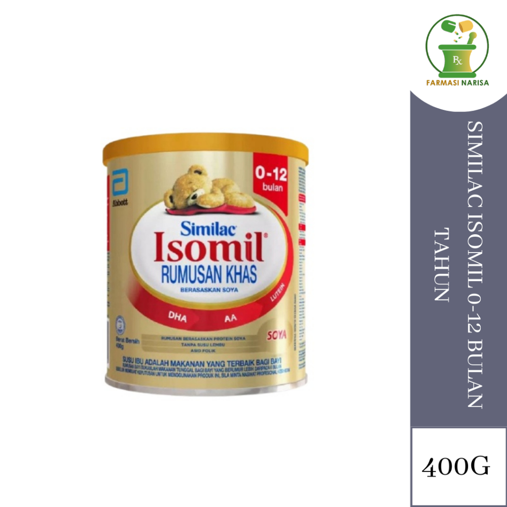 SIMILAC ISOMIL SOYA 400G | SIMILAC ISOMIL PLUS SOYA 400G | Shopee Malaysia