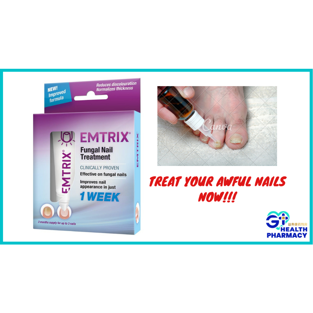 Emtrix Fungal Nail Treatment (10ml) | Shopee Malaysia