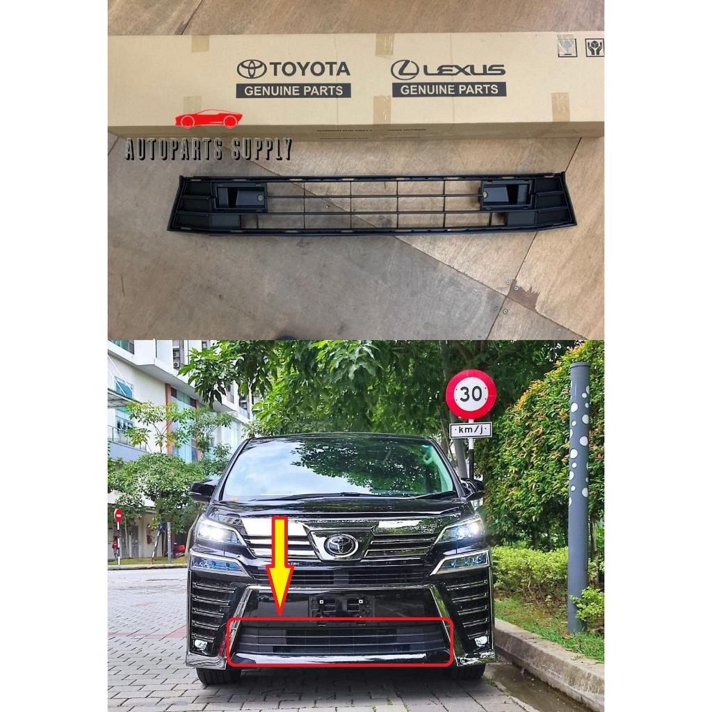 ORIGINAL TOYOTA VELLFIRE ZA ZG 2018 - 2022 GGH30 AGH30 FRONT BUMPER ...