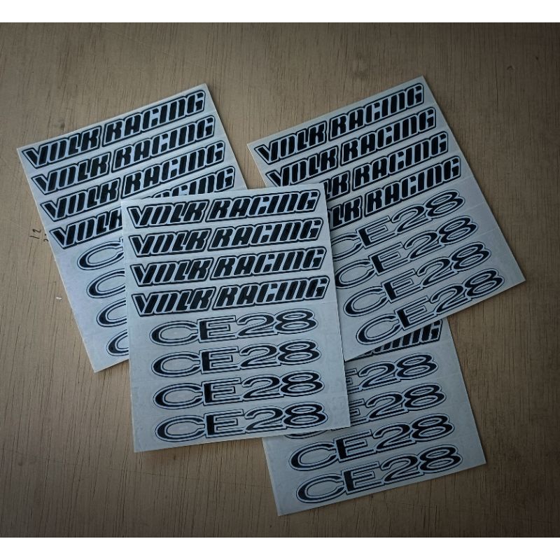 Sticker Rim VOLK RACING CE28 | Shopee Malaysia