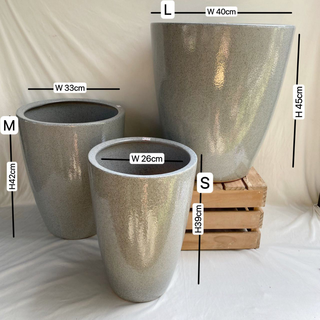 Ready stock 🌱现货🌱 Ceramic Pot 🌱flower Pot🌱 陶瓷花瓶🌱fibre cement🌱 Ceramic ...