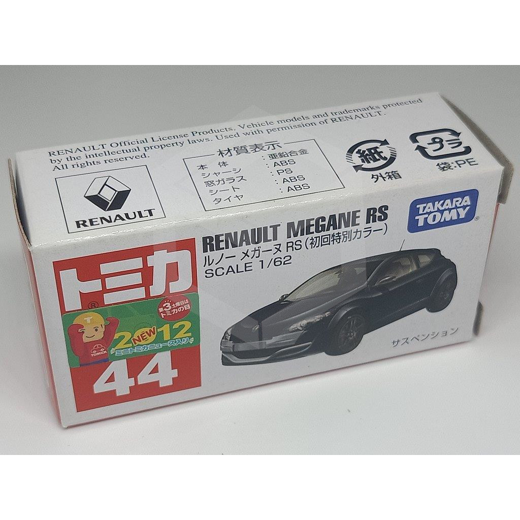 TOMY TOMICA 44 [RENAULT MEGANE RS] SPECIAL COLOR VER.2012 NEW CAR ...