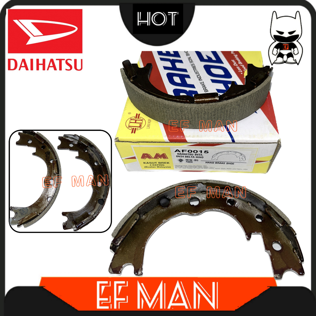 DAIHATSU DV57 DV99 DV58 SV23 DV24 DELTA HINO DUTRO HAND BRAKE SHOE AF ...