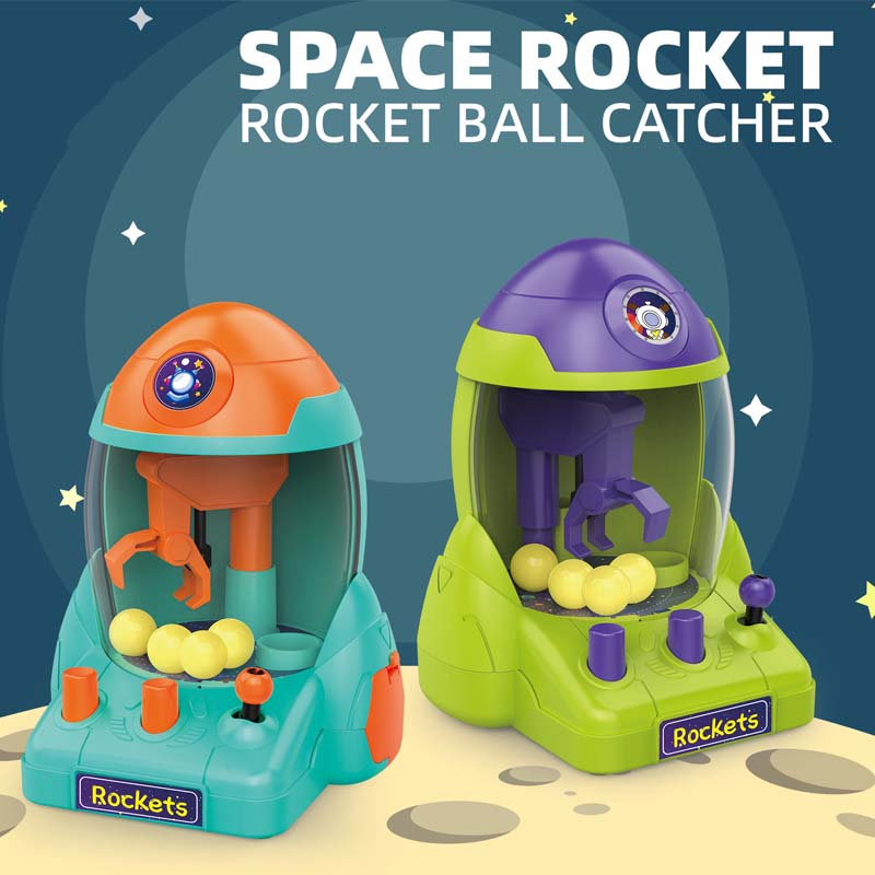 Space Rocket Catch The Ball Game Crane Claw Machine Doll Catching ...