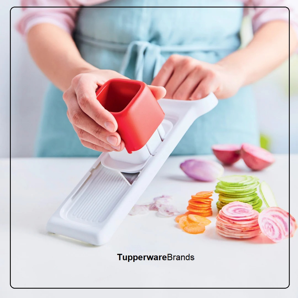Tupperware Speedy Mando Mandoline (1) - Compact Food Slicer | Shopee ...