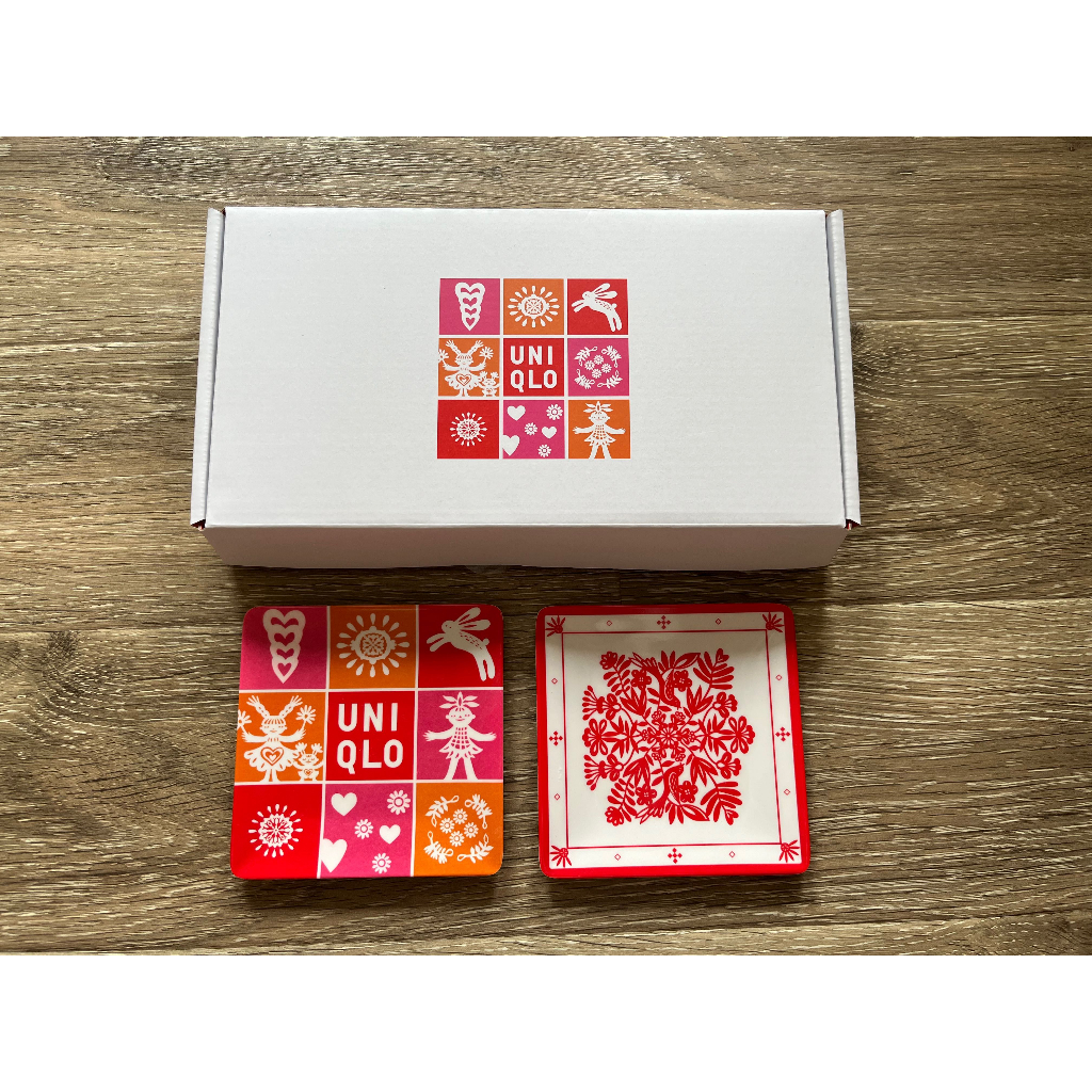 Uniqlo 2023 CNY Small Plate Set (12cm x 12cm) | Shopee Malaysia