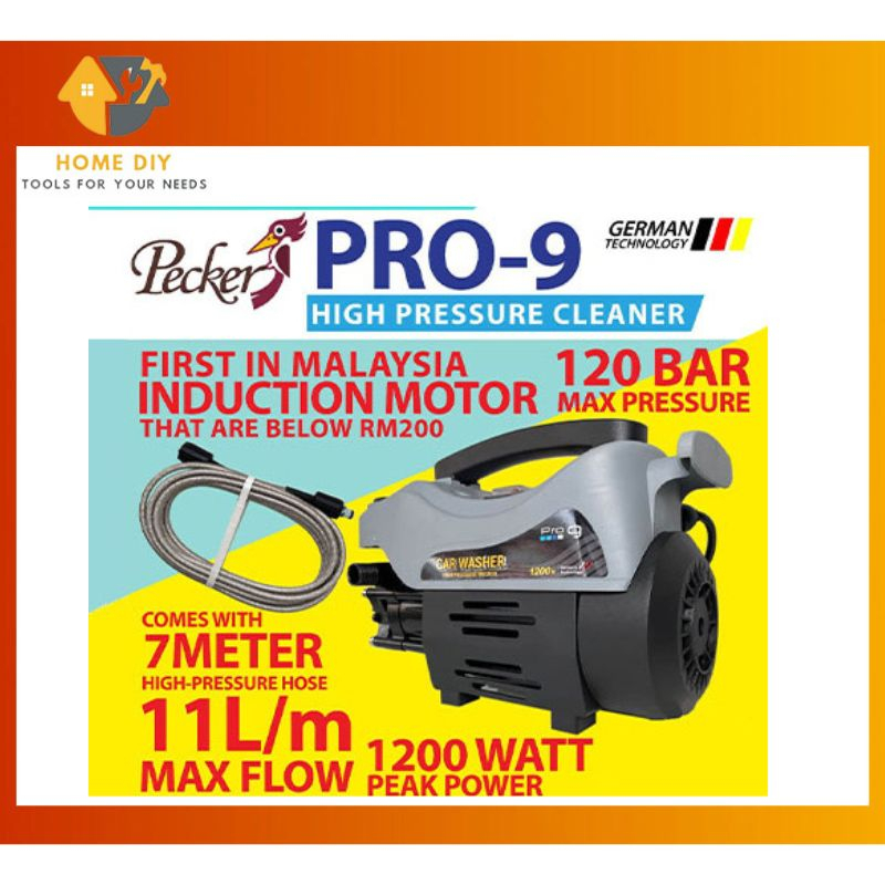 [German Technology] Pecker Pro 9 High Pressure Washer / Water Jet ...