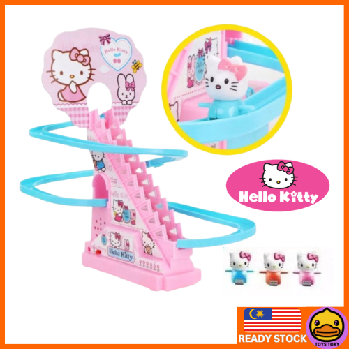 Hello Kitty Music Race Climbing Stairs Electronic Automatic Track ...