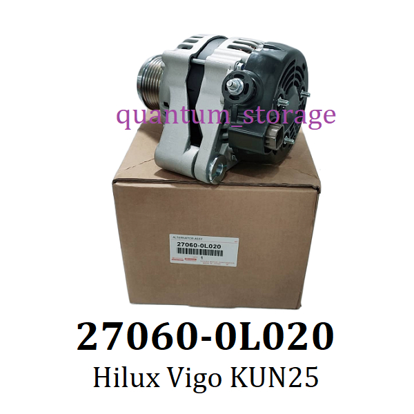 Toyota Alternator Generator 27060-0L020 Hilux Vigo KUN25 KUN26 | Shopee ...