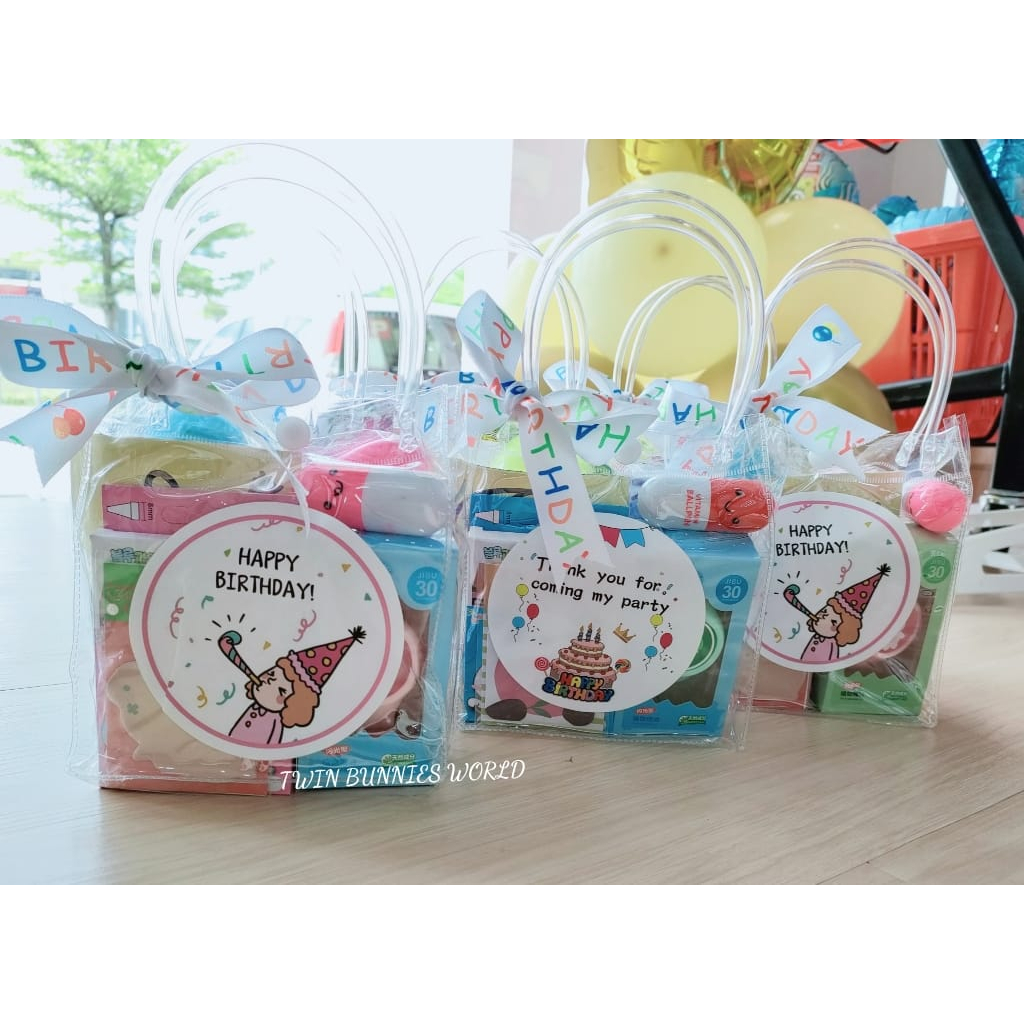 🎁Door Gift Set🎁 Kindergarten Birthday Goodies Bag Gift Set Party Pack ...