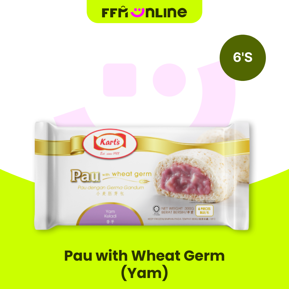 [Klang Valley Only] Kart's Pau with Wheat Germ Yam 6's | Shopee Malaysia