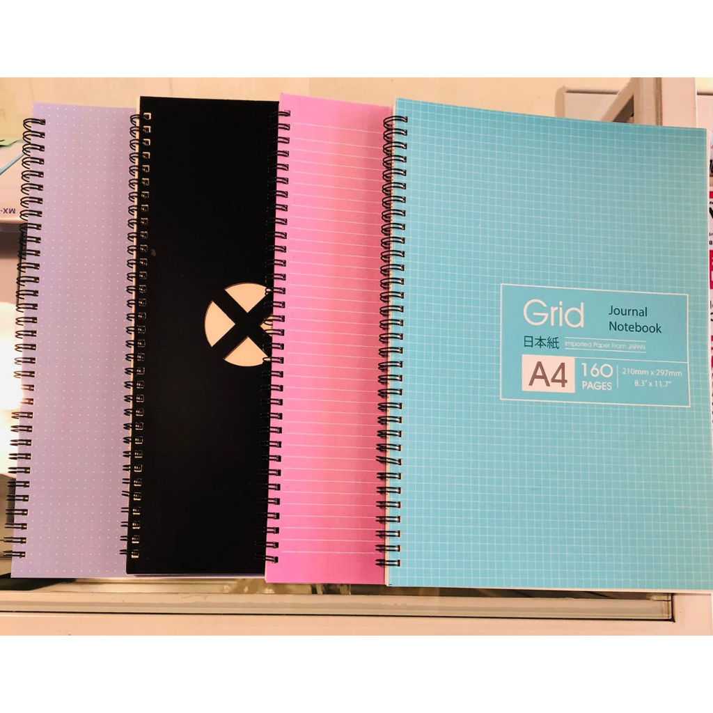 MASTERPRINT A4 size Handwriting Notebook - Line / Square Grid / Blank ...