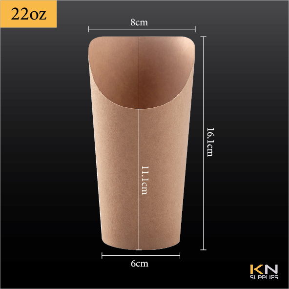 [Wholesale] 50 PCS Premium Kraft Paper Waffle / Eggette / Fries / Snack ...