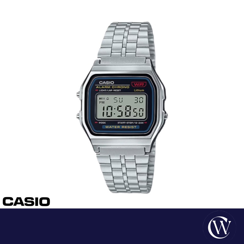 CASIO A159WA-N1 Vintage Classical Design Unisex Digital Watch A159 ...