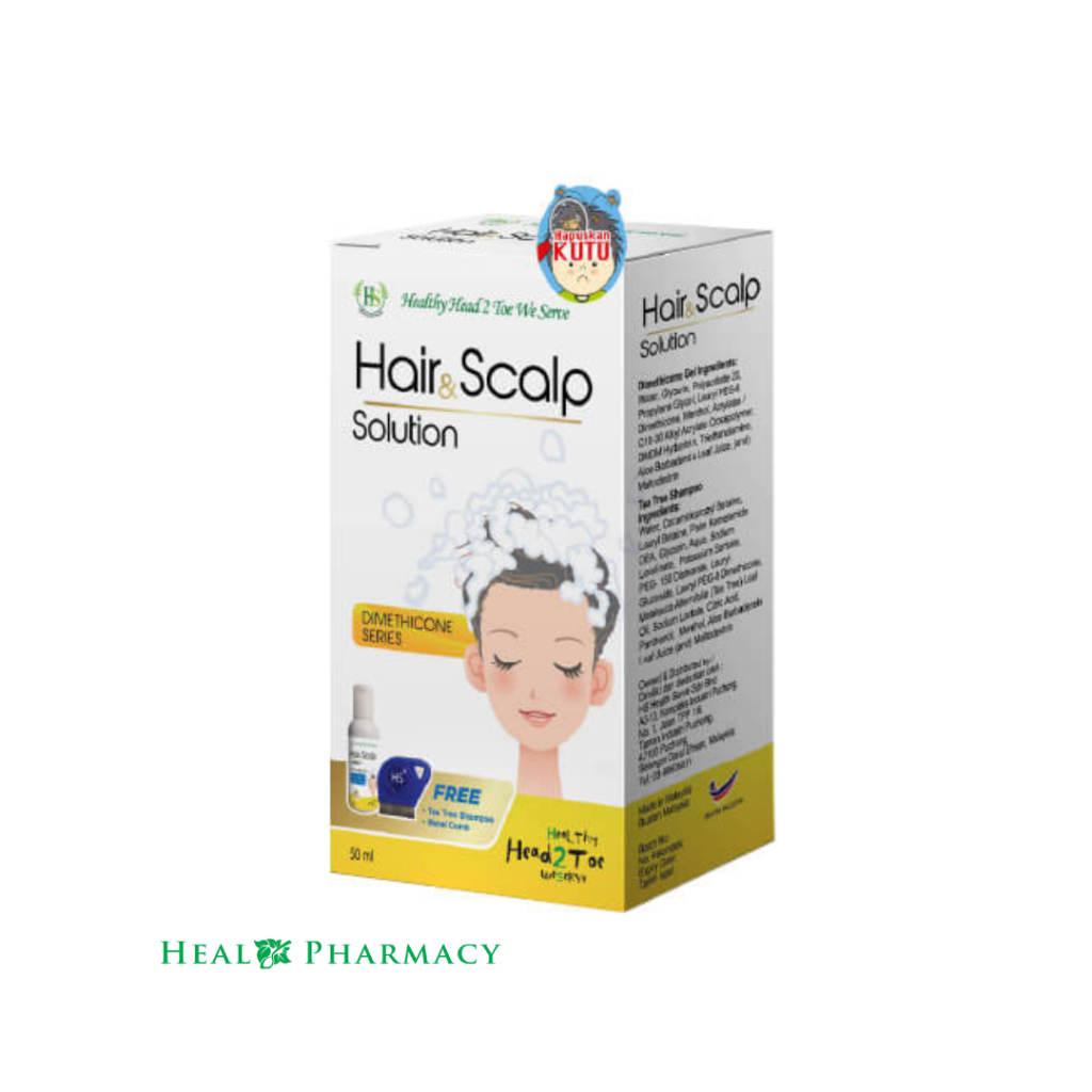 Hs Hair & scalp solution 50ml (exp 5/2025) | Shopee Malaysia