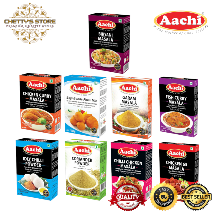 Aachi Masala Powder, The Mother Of Good Taste Indian Masala Powder ...