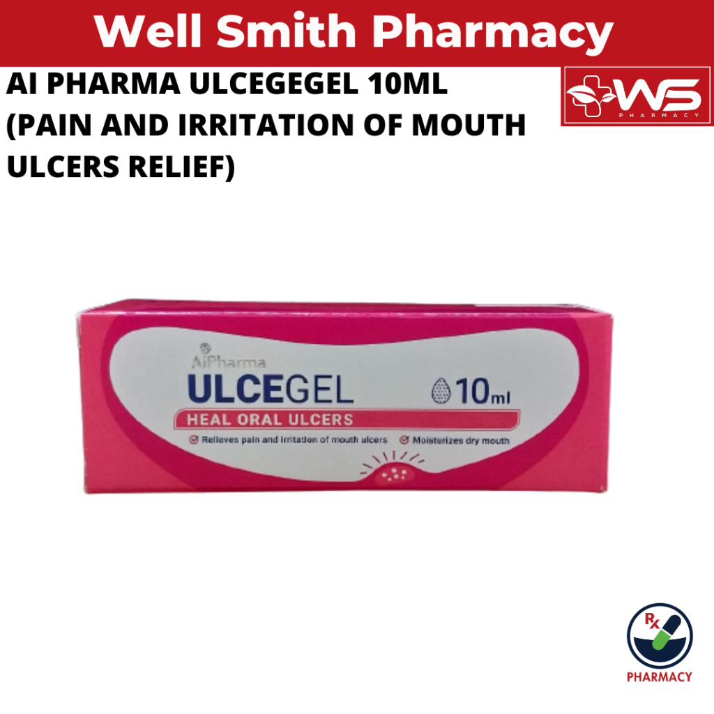 Aipharma Ulcegel Heal Oral Ulcers 10ml (PAIN AND IRRITATION OF MOUTH ...
