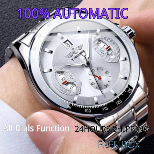 (All dials are functioning )High Quality WINNER Men's 100% Automatic ...