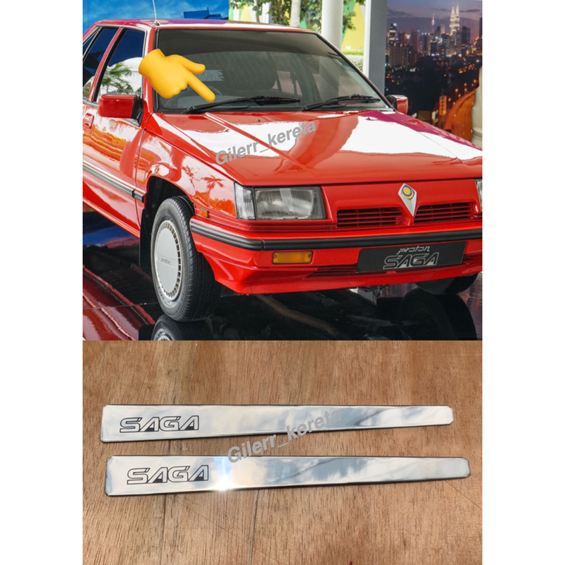 💥READY STOCK💥Cover Chrome Krom Wiper Depan Proton Saga Lama,Iswara,LMST ...