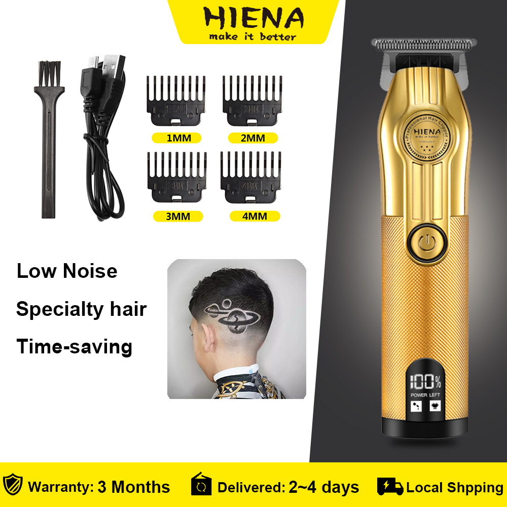 HIENA Professional Hair Clippers for Men, Hair Cutting Kit & Zero Gap T ...