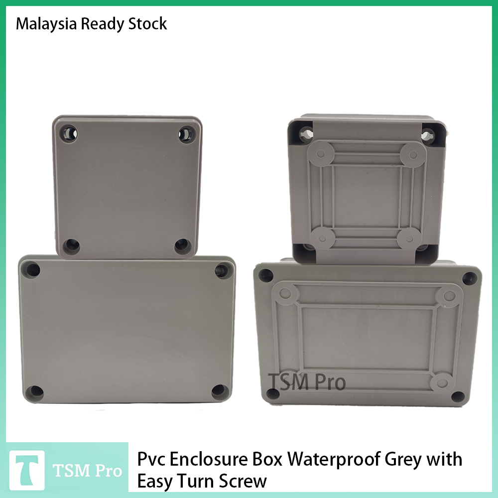 Pvc Enclosure Box Waterproof Grey with Easy Turn Screw For Autogate ...