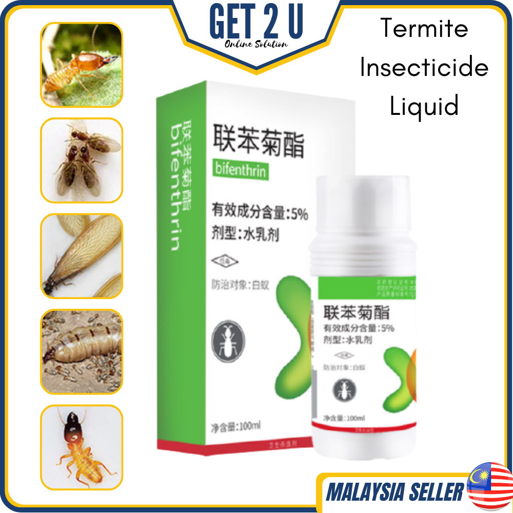 Ubat Anai-anai Termite Poison Termite Insecticide Liquid Killer Spray Refill 100ml Bunuh ...