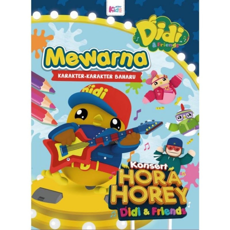 Buku Mewarna Karakter-karakter Baharu [Konsert Hora Horey Didi ...