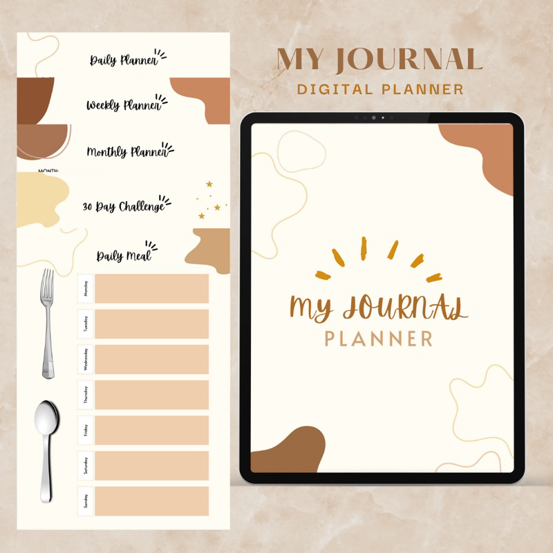 DIGITAL PLANNER | My Journal Planner (PDF) | Shopee Malaysia