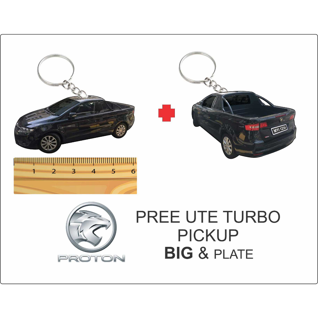 proton preve ute pickup combo keychain 2d keychain kereta | Shopee Malaysia