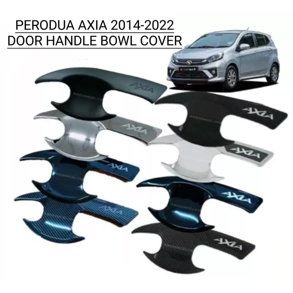 TCS Perodua axia 2014-2022 4pcs car door handle bowl cover accessories ...
