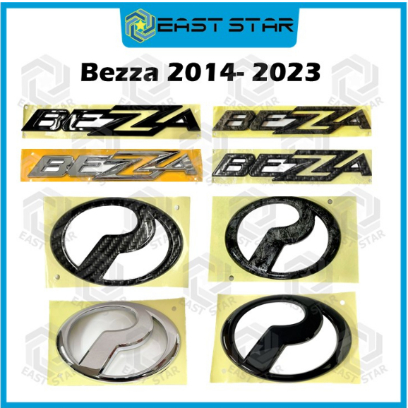 Perodua Bezza 2014-2025 Logo Emblem Matte Black Gloss Black Carbon ...
