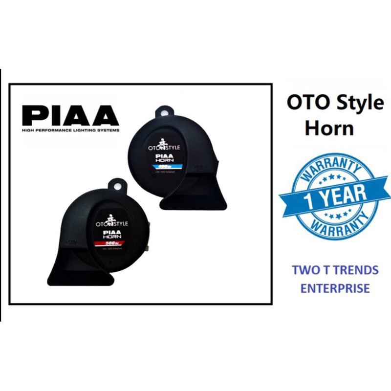 (100% ORIGINAL) PIAA MIDNIGHT BLACK TWIN TONE BM HORN 12V CAR ...