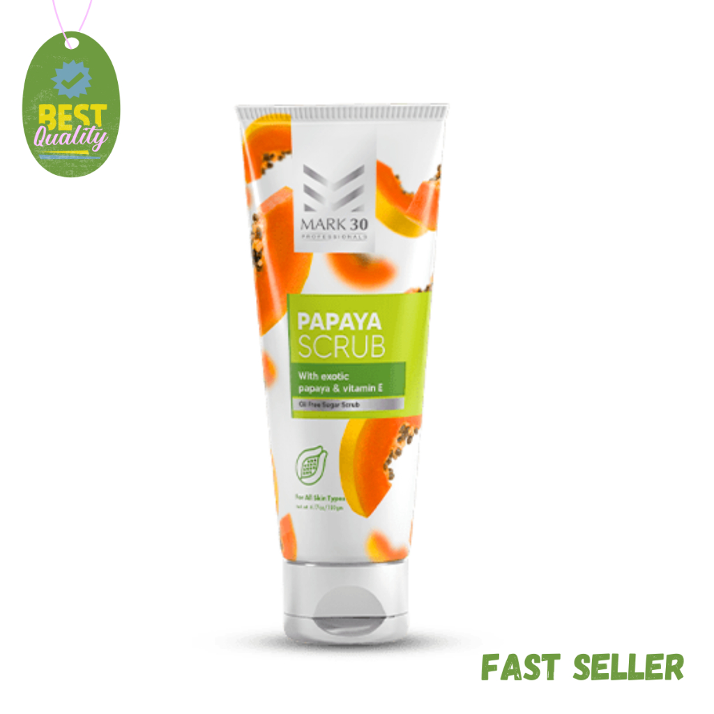 100% Original, Mark 30 Papaya Scrub - 180gm | Shopee Malaysia