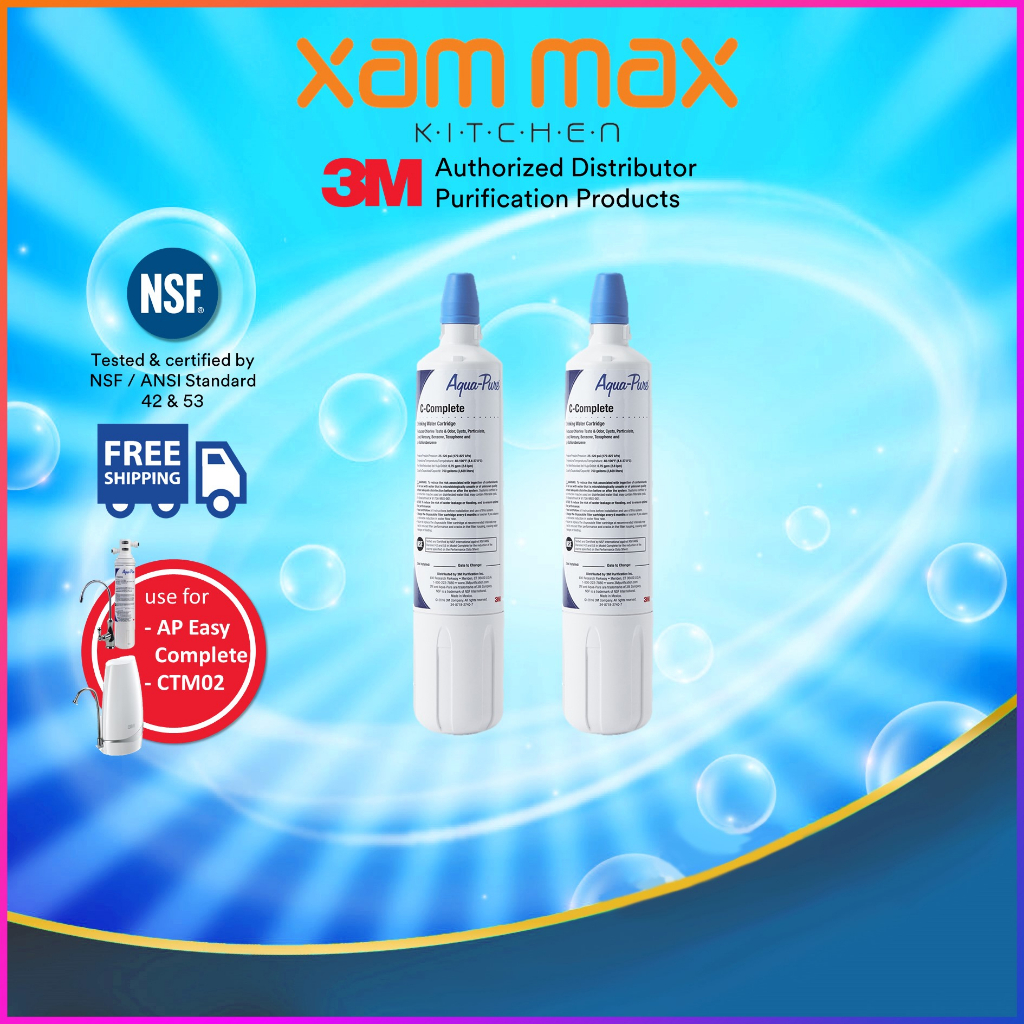 3M™ Water Filter Replacement Cartridge C-Complete for AP Easy Complete ...