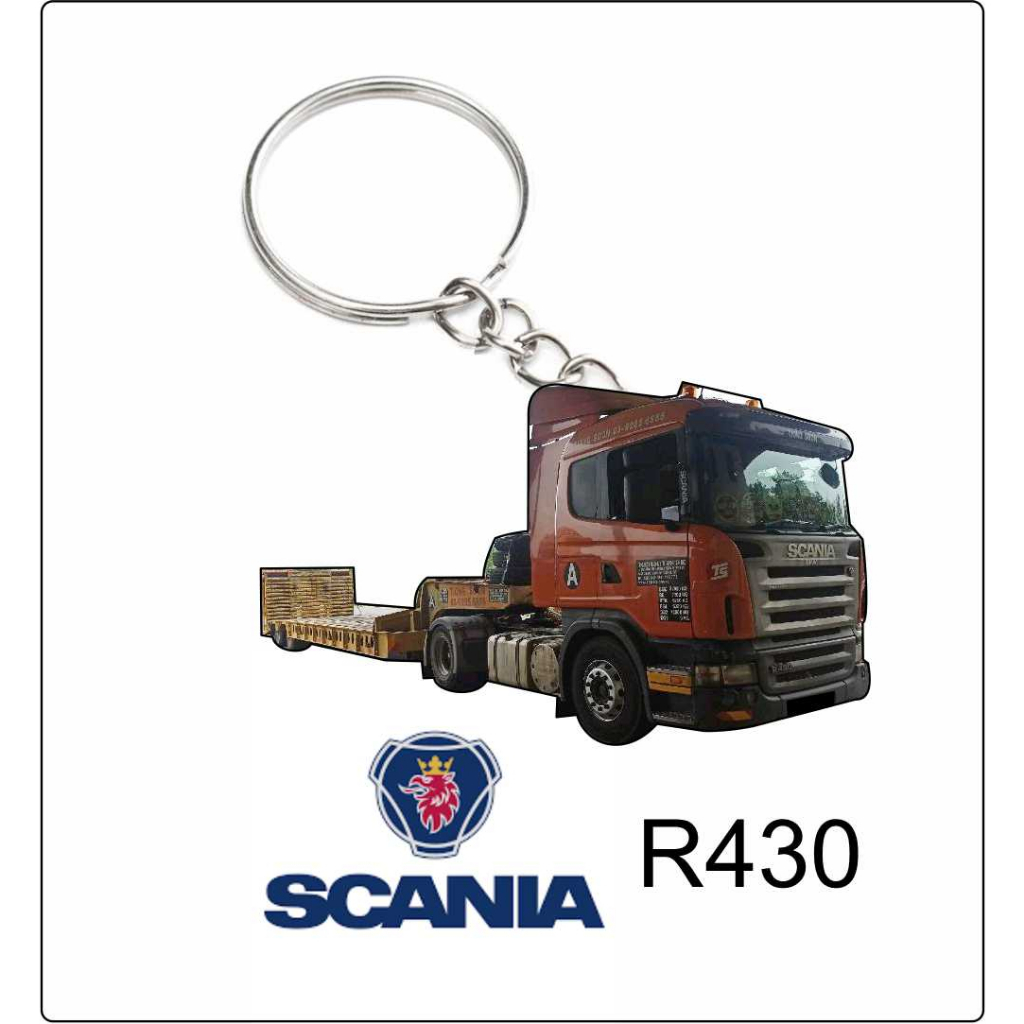 scania r430 long hauler trailler keychain 2d | Shopee Malaysia
