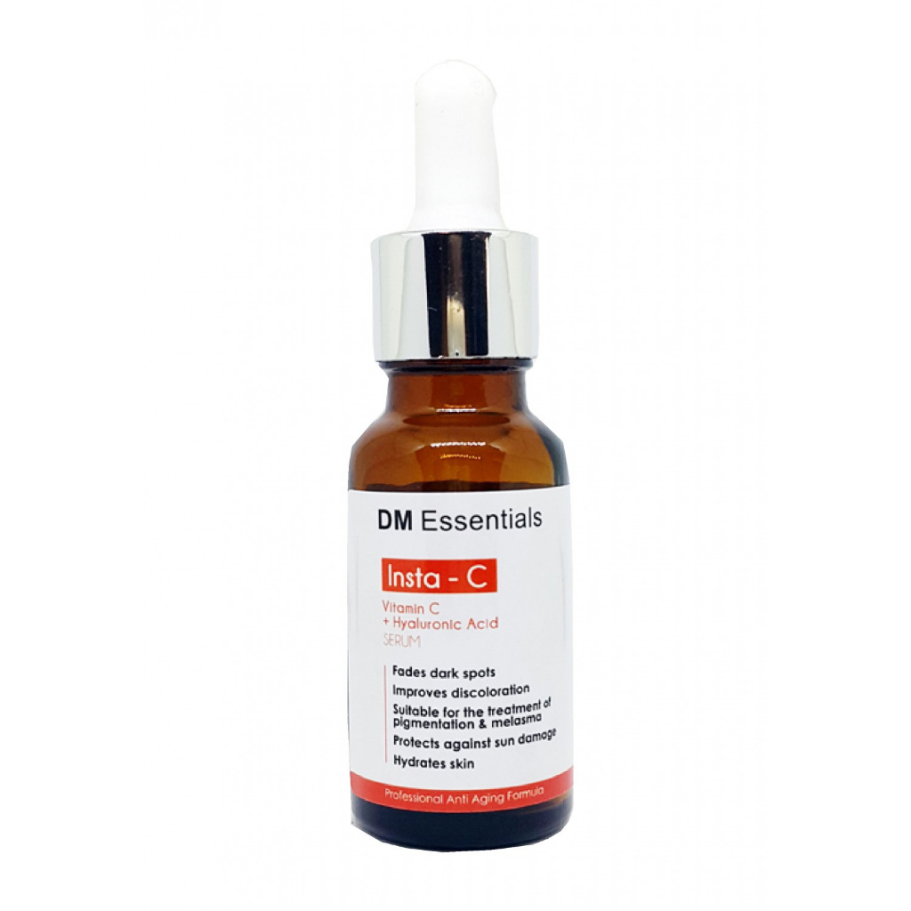 DM Essentials Insta-C Vitamin C + Hyaluronic Acid Serum 25ML | Shopee ...