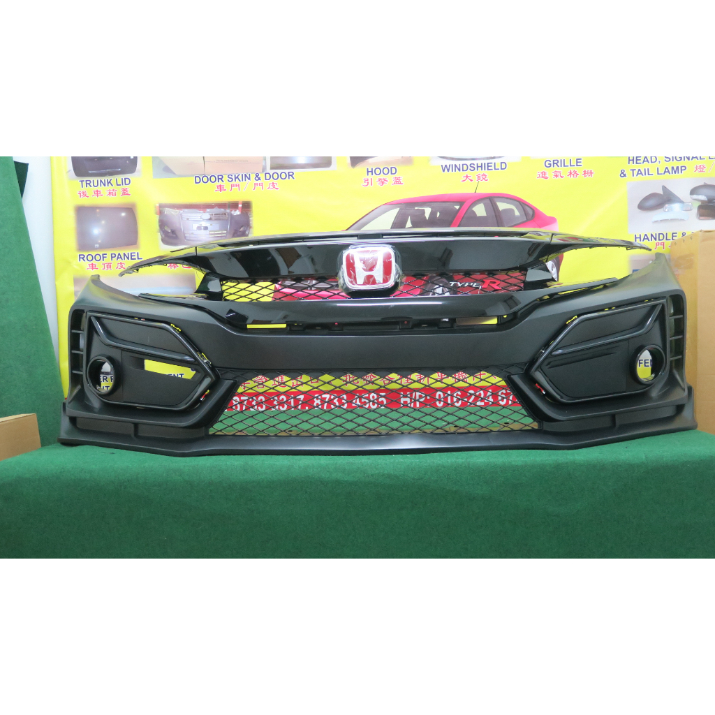 HONDA CIVIC TBA/TEA/FK7/FK8 TYPE R 2020 FACELIFT BUMPER CONVERSION ...