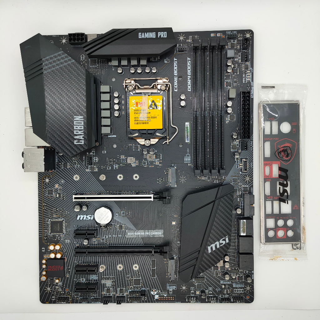 MSI B360 GAMING PRO CARBON ATX LGA1151 Motherboard | Shopee Malaysia