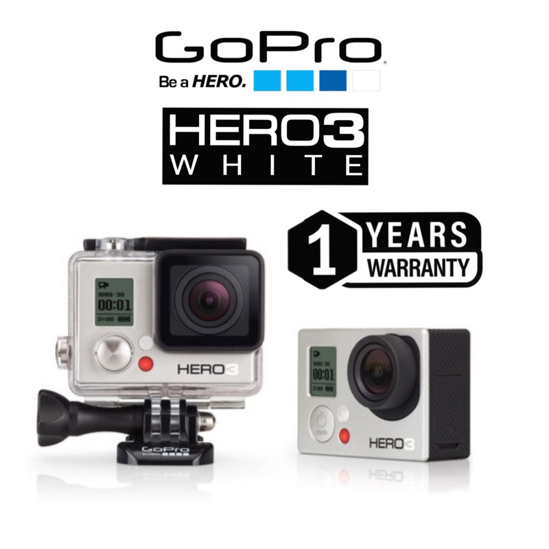 Gopro Hero3 full HD video waterproof 40m (refurbished display unit ...