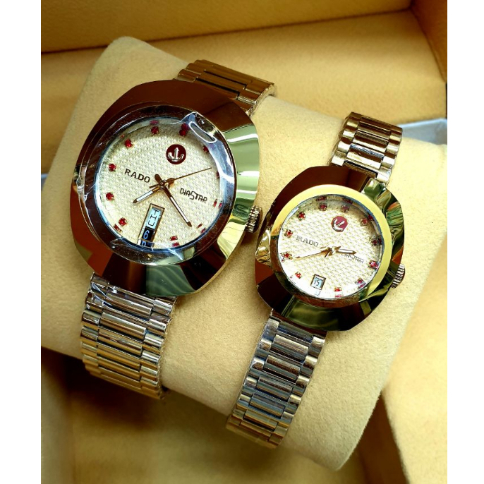 COUPLE WATCH AUTOMATIC DAY/DATE FUNTION (NEW STOCK) | Shopee Malaysia