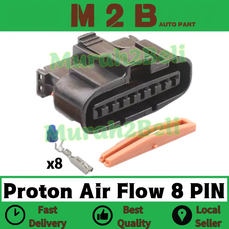Proton Wira Satria Airflow Sensor Socket Power TR Socket Connector 8 ...