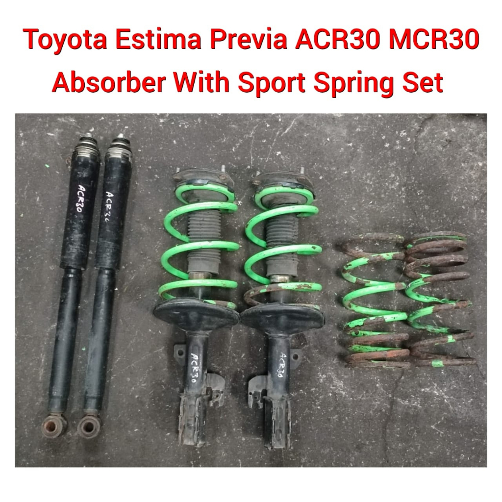 🇯🇵🇯🇵 Toyota Estima Previa ACR30 MCR30 Front & Rear Absorber With Sport ...