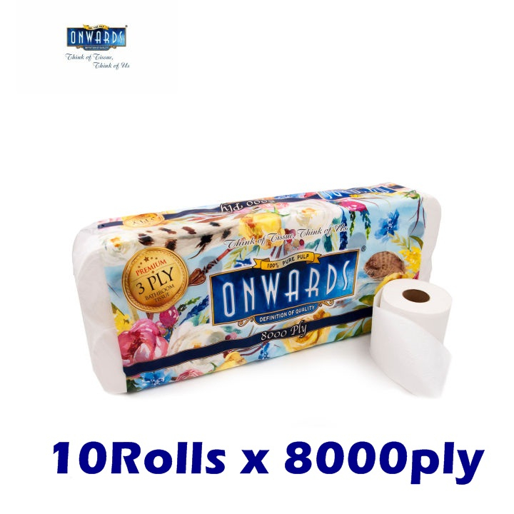 Onwards Premium Toilet Paper / Bathroom Tissue / Tissue Tandas | Shopee ...